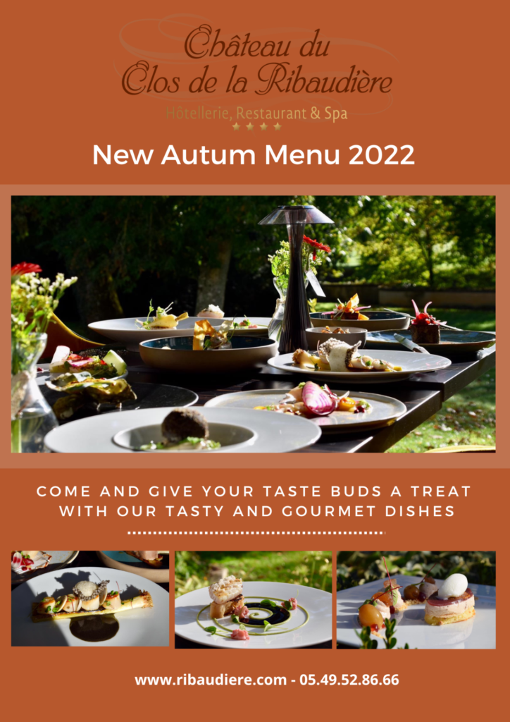 New autumn menu - Le Clos de la Ribaudière